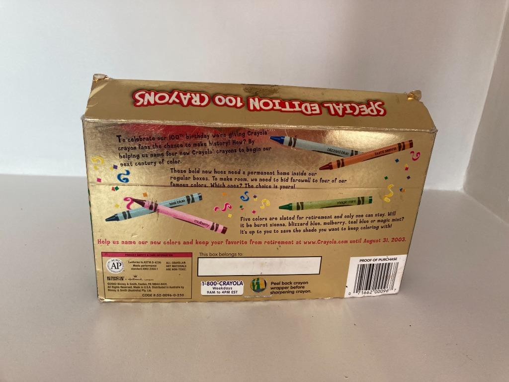 CRAYOLA SPECIAL EDITION 100 CRAYONS COLORS, Hobbies & Toys, Stationary ...