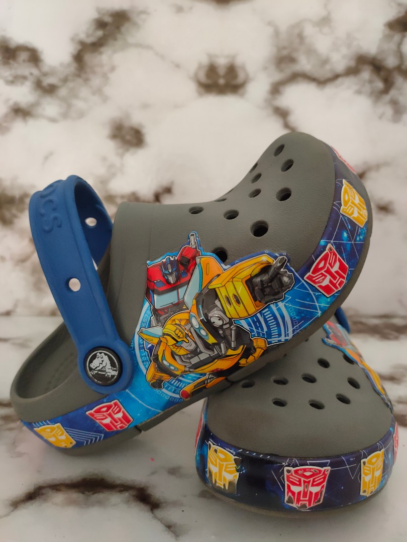Crocs Kids Transformers, Babies & Kids, Babies & Kids Fashion on Carousell