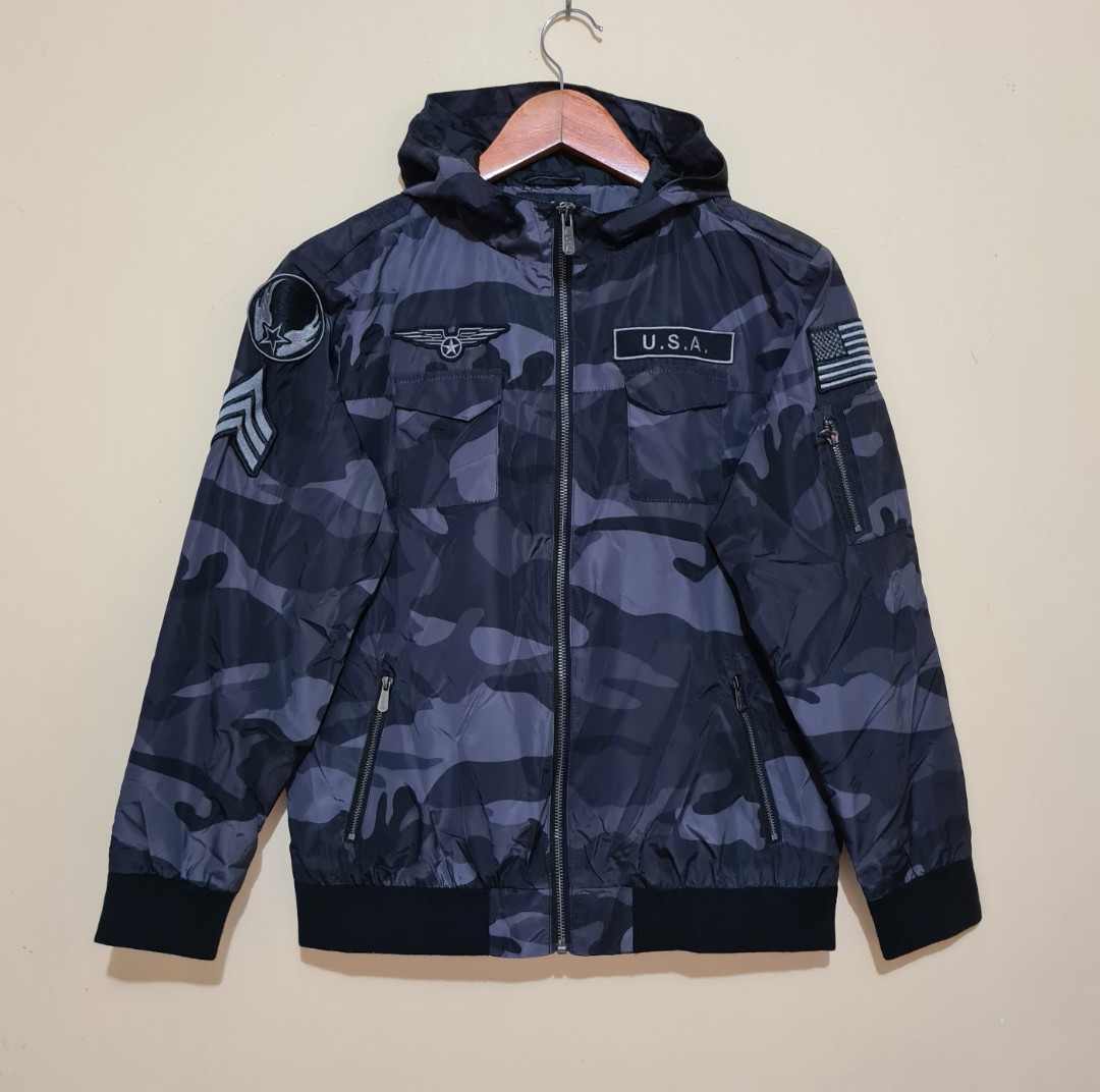CSG CAMOU BOMBER JACKET, Men's Fashion, Coats, Jackets and Outerwear on ...