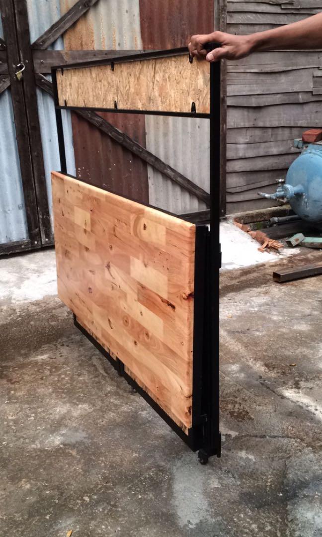 custom foldable stall / kiosk, Furniture & Home Living, Furniture ...