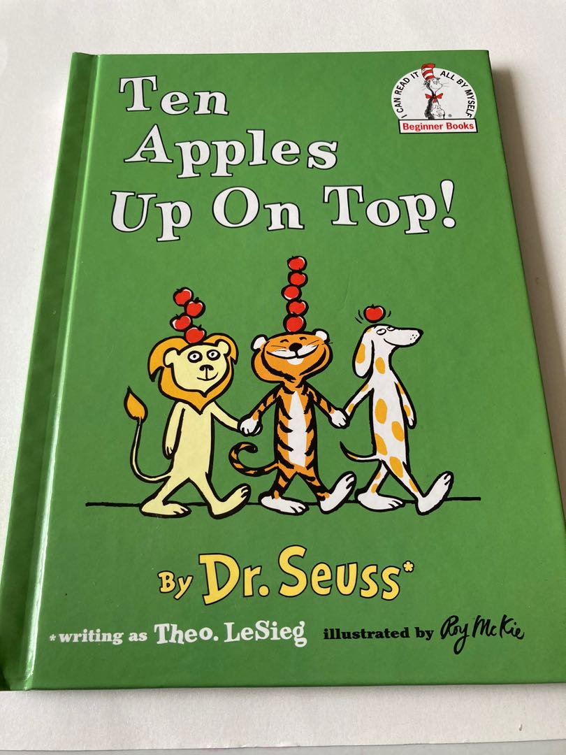Dr. Seuss - ten apples up on top!, 興趣及遊戲, 書本 & 文具, 小朋友書 - Carousell