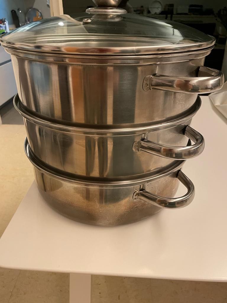 dumpling steamer stainless steel, Furniture & Home Living, Kitchenware ...