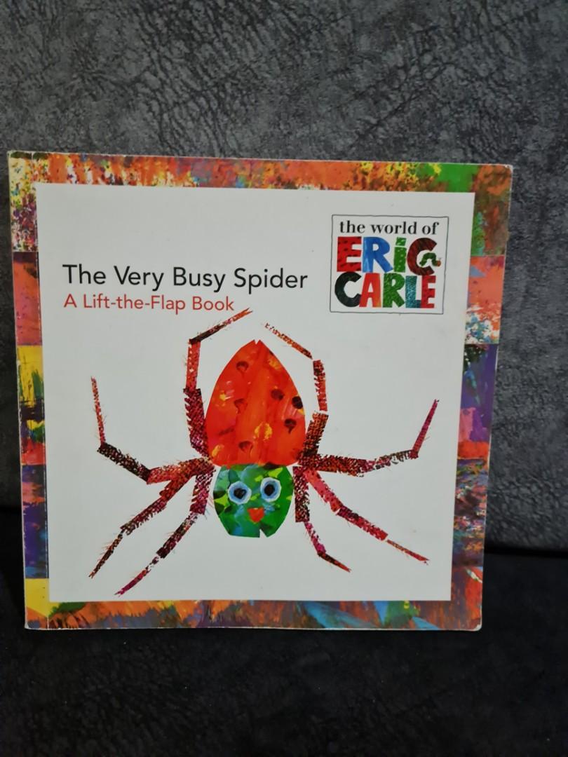 Eric Carle The very busy spider lift the flap children's story book ...