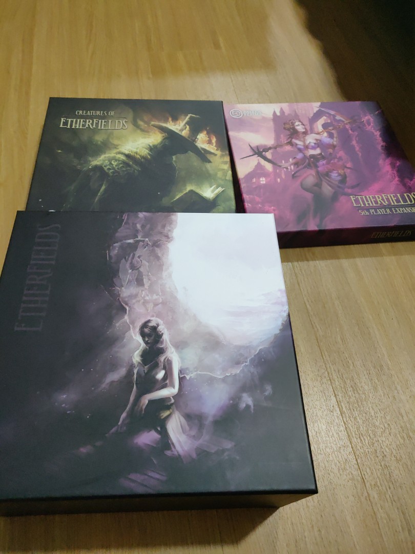 Etherfields + creature of etherfields +5th player expansion + stretch goals+ thorn knight ...