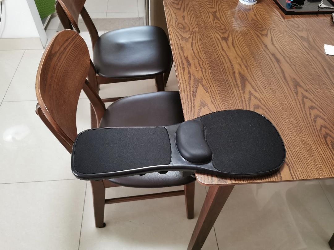 Extended Table/Chair Arm Rest with Mouse Pad, Everything Else on Carousell