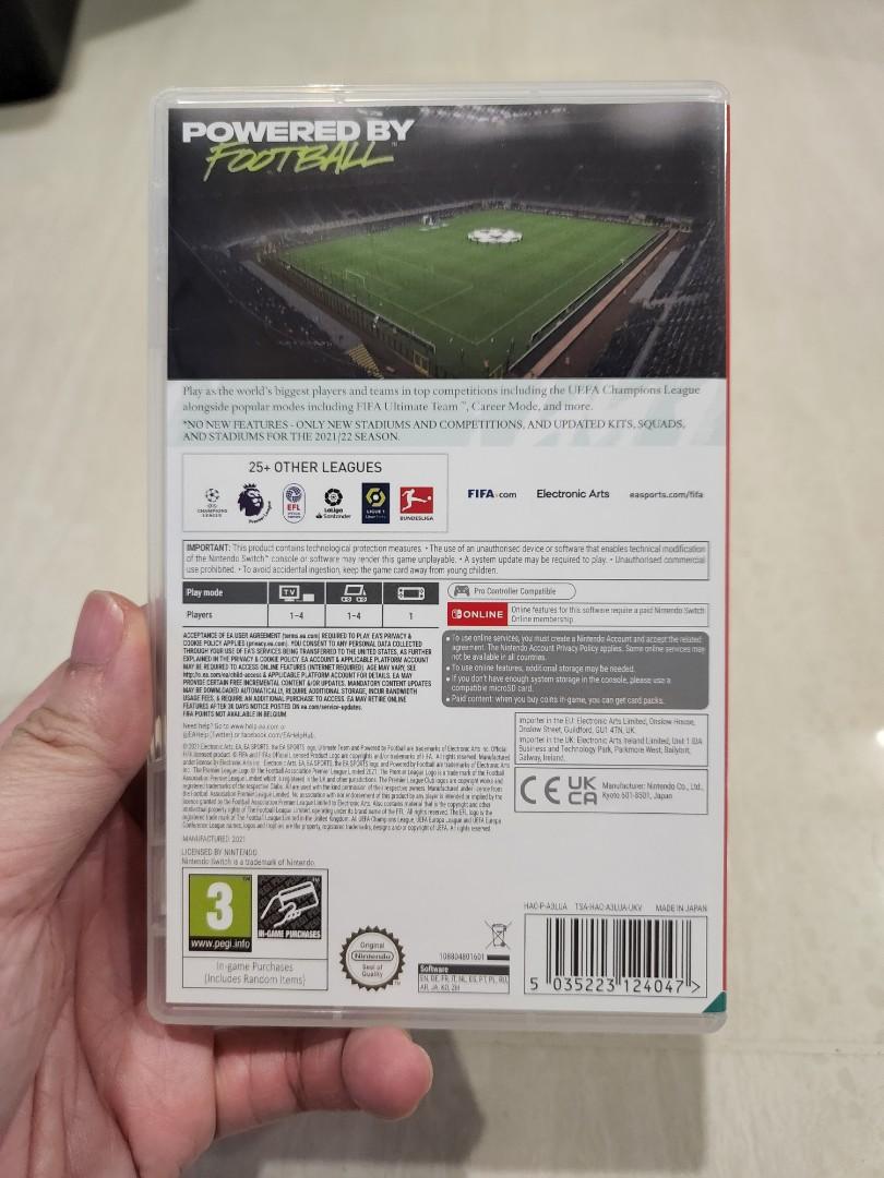 Fifa 22 Nintendo switch, Video Gaming, Video Games, Nintendo on Carousell
