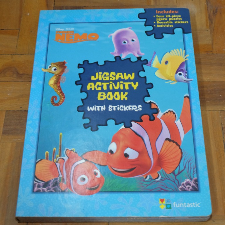 Finding Nemo Jigsaw Activity Board Book, Hobbies & Toys, Books ...