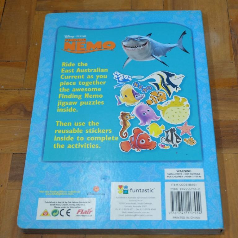 Finding Nemo Jigsaw Activity Board Book, Hobbies & Toys, Books ...