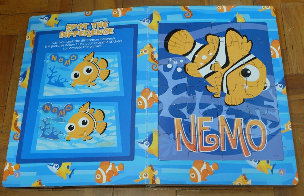 Finding Nemo Jigsaw Activity Board Book, Hobbies & Toys, Books ...