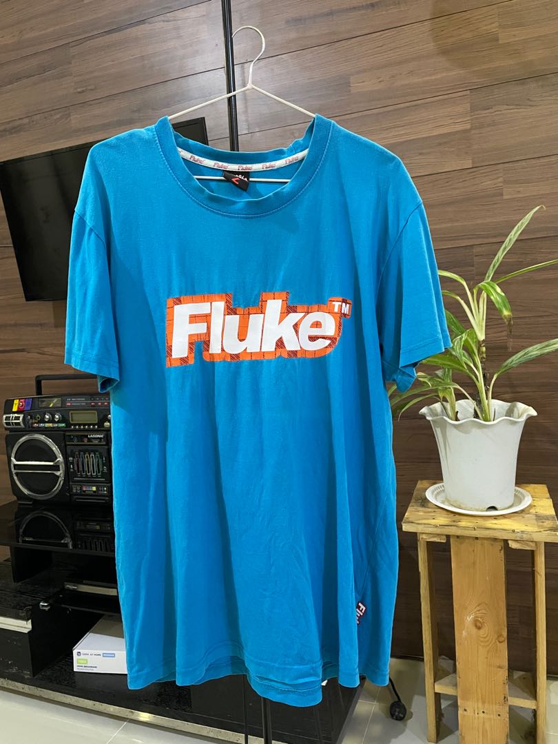 Fluke Skateboarding Brand Shirt, Men's Fashion, Tops & Sets, Tshirts ...