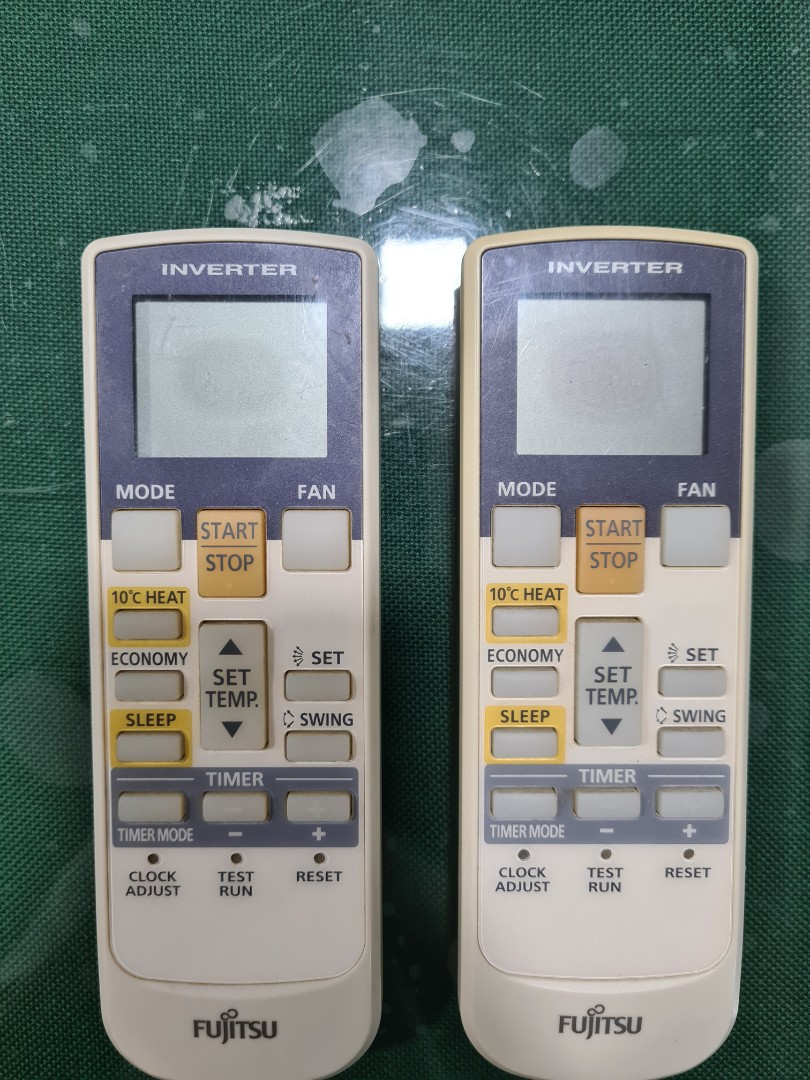 Fujitsu aircon remote control, TV & Home Appliances, Air Conditioners ...