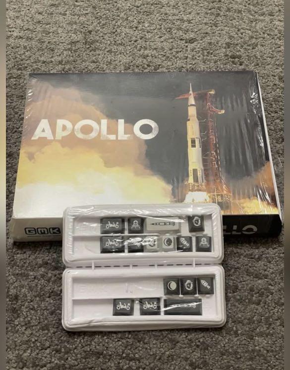 GMK Apollo Base kit + Novelties Keycaps, 電腦＆科技, 電腦周邊及配件, 電腦鍵盤及相關產品 ...