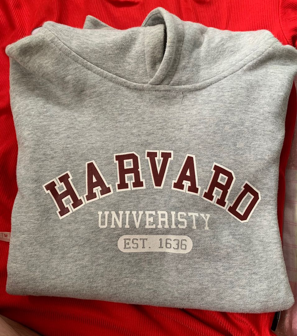 Harvard University Hoodie, Men's Fashion, Coats, Jackets and Outerwear ...