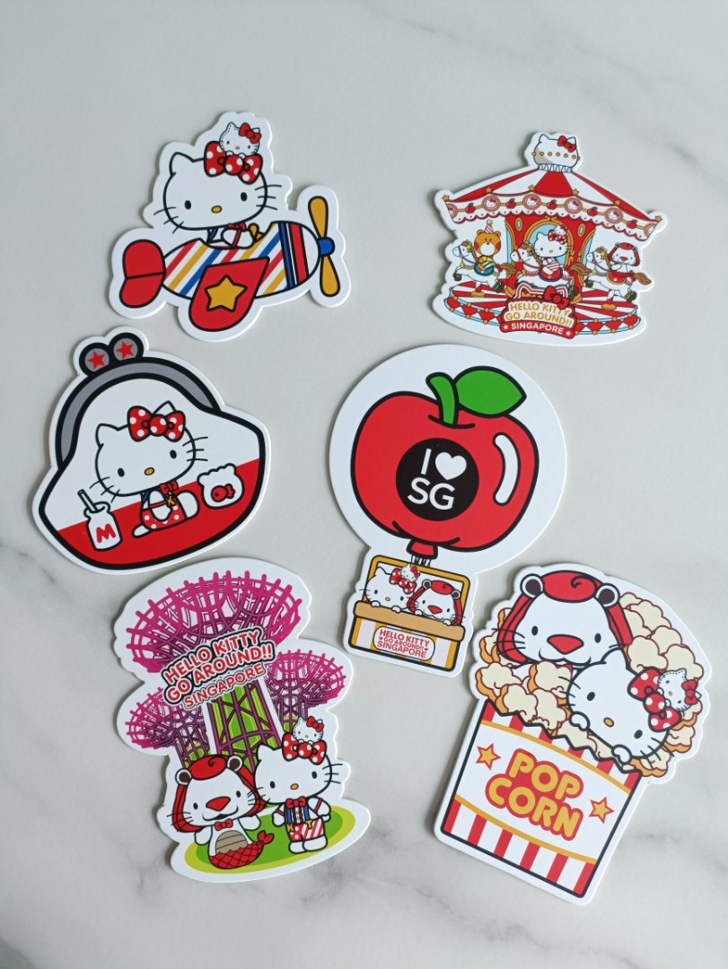 Hello kitty postcards hard cardboard, Hobbies & Toys, Memorabilia ...