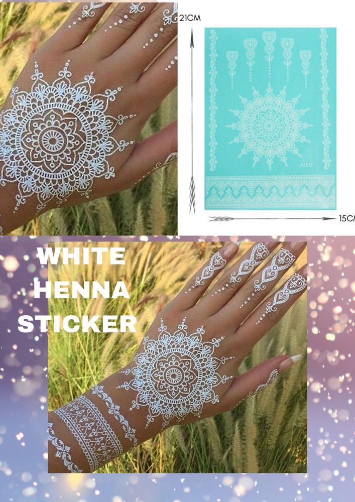 Henna Sticker, Beauty & Personal Care, Hands & Nails on Carousell
