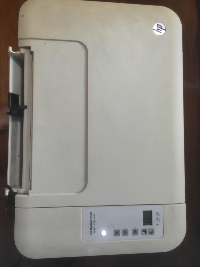 HP Deskjet 2540 All-in-one Series Color printer, Computers & Tech ...