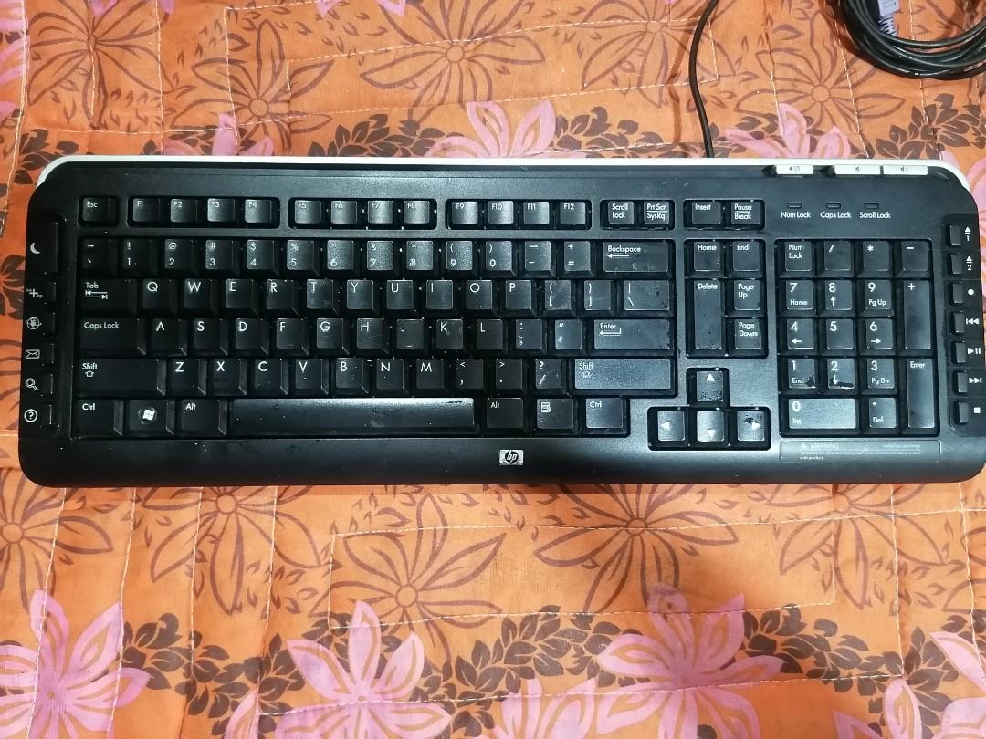 HP Keyboard, Computers & Tech, Parts & Accessories, Computer Keyboard ...