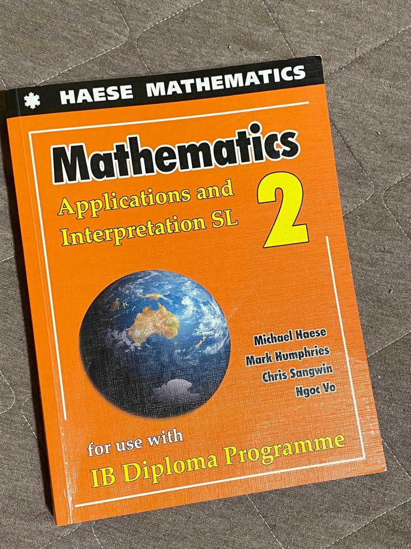 IB Math AI SL textbook, 興趣及遊戲, 書本 & 文具, 教科書 - Carousell