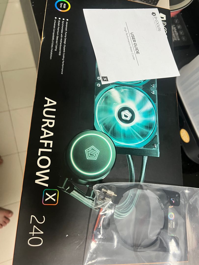 ID cooling aura flow x 240, Computers & Tech, Parts & Accessories, Computer Parts on Carousell