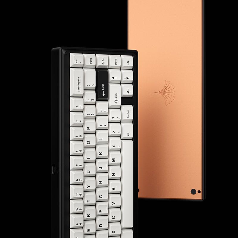 [in stock] Ginkgo65 Black Copper Mechanical Keyboard, Computers & Tech ...