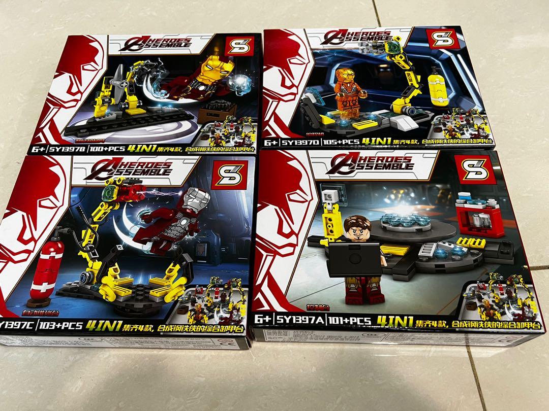 Iron man building blocks, Hobbies & Toys, Toys & Games on Carousell