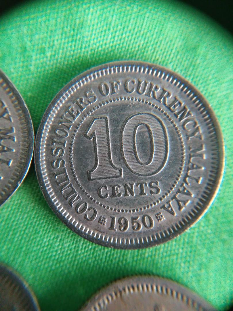 King George The Sixty. 1948/1950. 10 cents., Hobbies & Toys ...