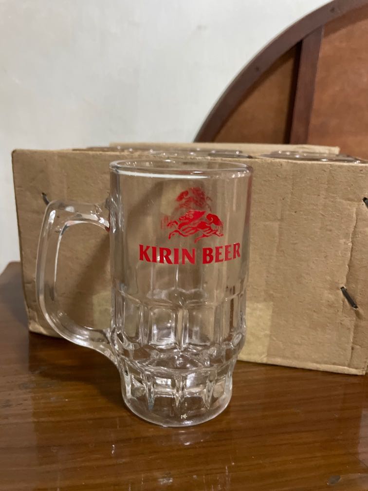 Kirin Beer Glass, Furniture & Home Living, Kitchenware & Tableware ...