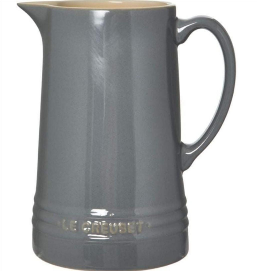 Le Creuset Stoneware Pitcher 1.5l - Grey, Furniture & Home Living ...