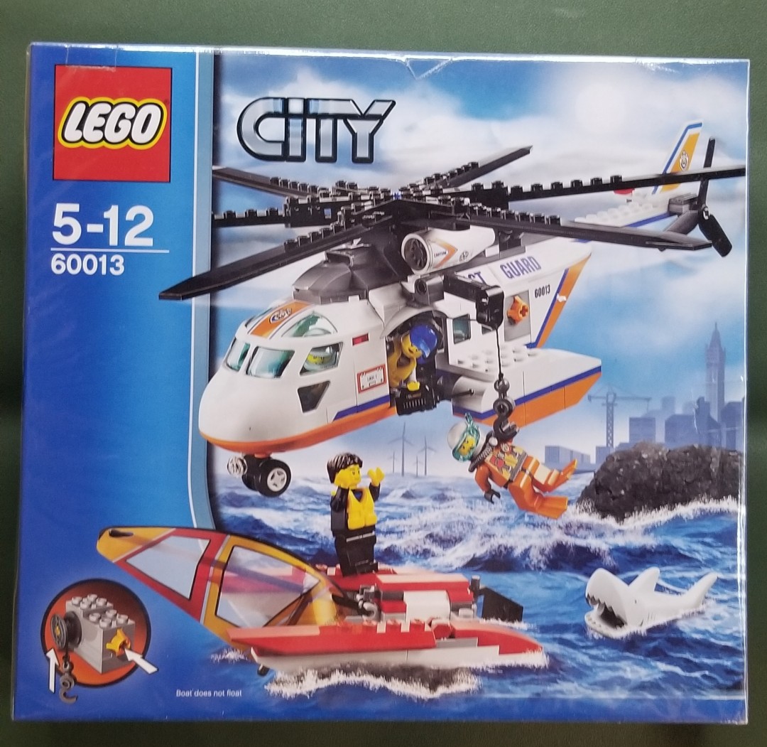 LEGO 絕版 60013 Coast Guard Helicopter 救生吊索特別配件, 興趣及遊戲, 玩具 & 遊戲類 - Carousell