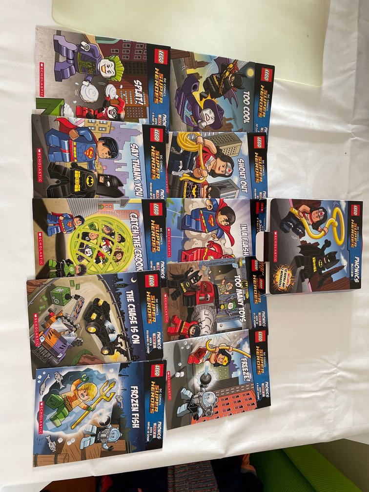 Lego phonic books from scholastic, 興趣及遊戲, 書本 & 文具, 小朋友書 - Carousell