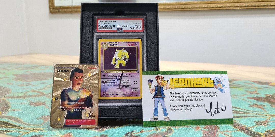 LEONHART Exclusive Pokemon Slab, Hobbies & Toys, Memorabilia ...