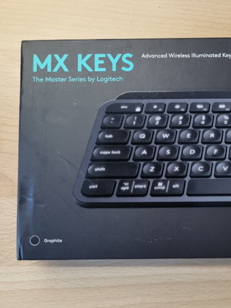 Logitech MX Keys Wireless Backlit Keyboard, Computers & Tech, Parts ...