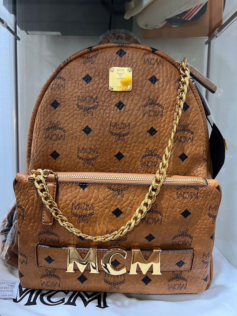 MCM Backpack, Women's Fashion, Bags & Wallets, Backpacks on Carousell
