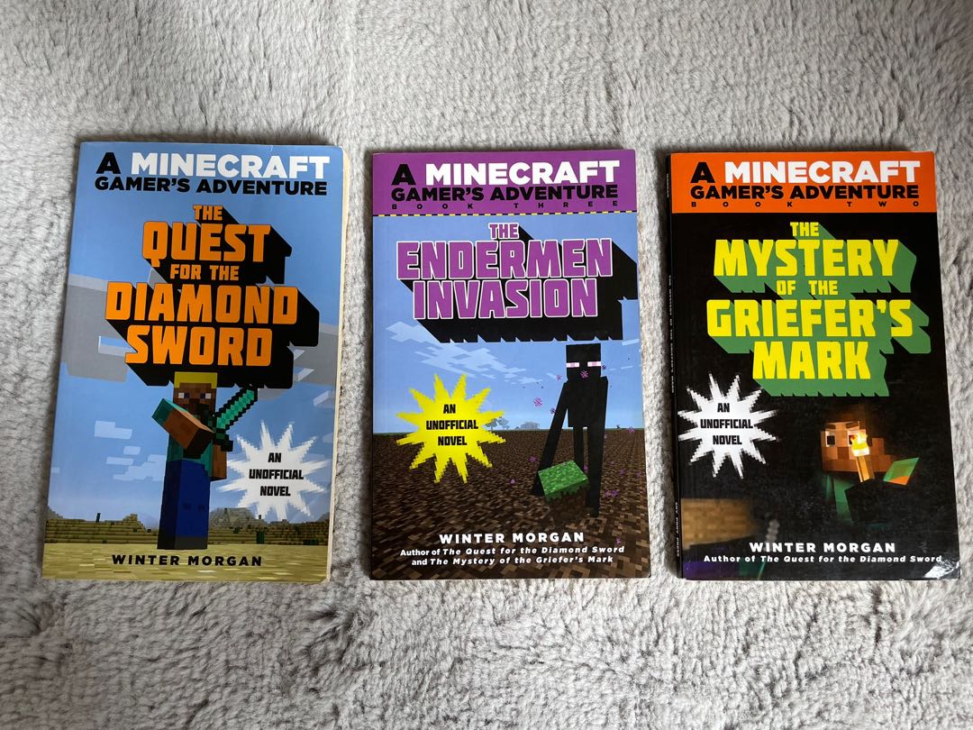 Minecraft books set of 16, 興趣及遊戲, 玩具 & 遊戲類 - Carousell