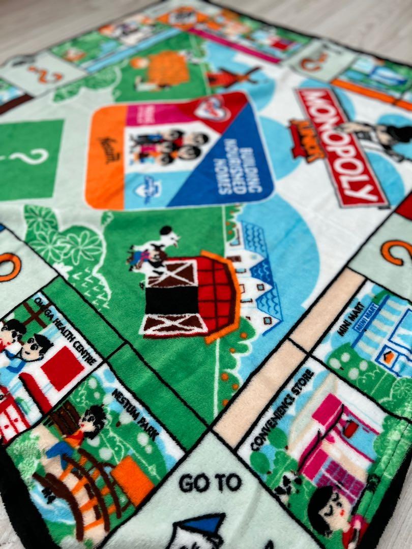 Monopoly Junior blanket, Furniture & Home Living, Home Decor, Cushions ...