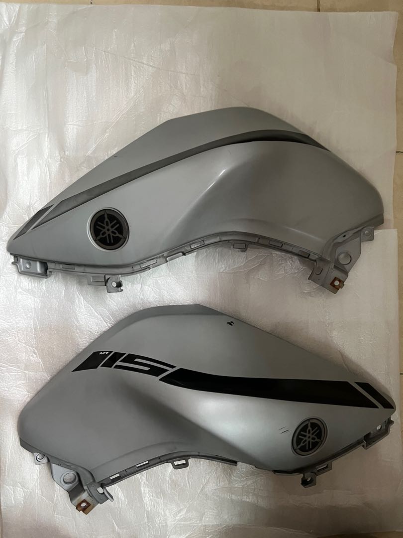 MT15 Tank Cover, Motorcycles, Motorcycle Accessories on Carousell