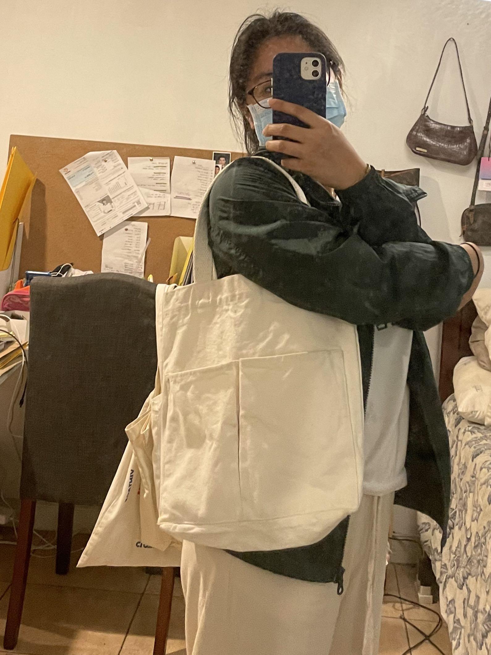 Muji Canvas Tote Bag, Women's Fashion, Bags & Wallets, Shoulder Bags on Carousell