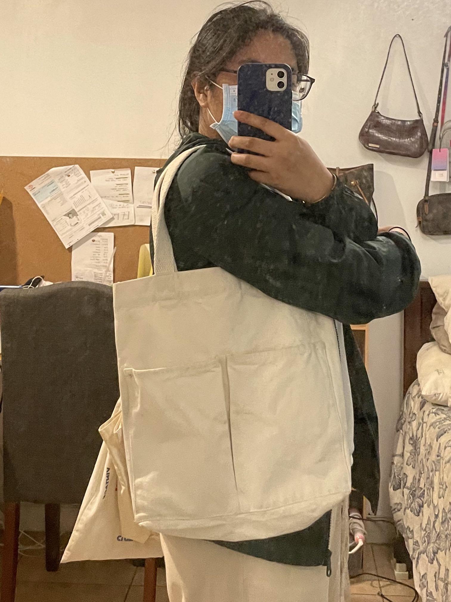 Muji Canvas Tote Bag, Women's Fashion, Bags & Wallets, Shoulder Bags on Carousell