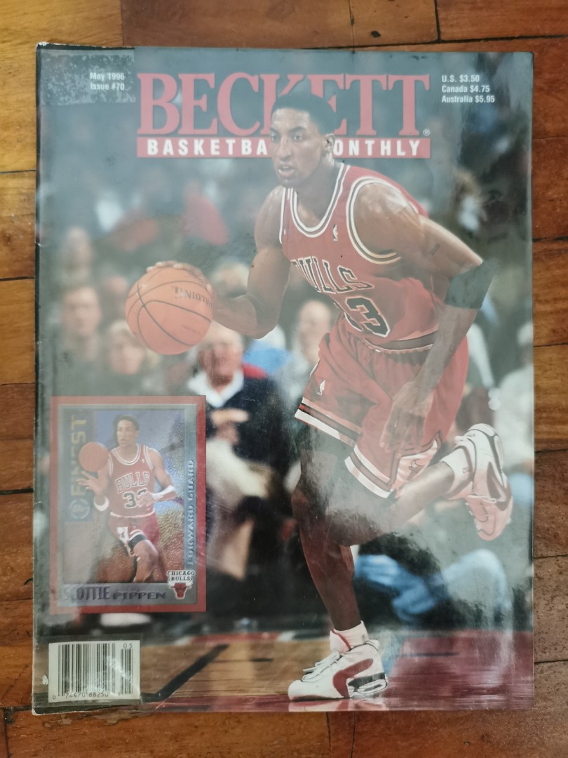 NBA Slam Basketball Magazine Scottie Pippen, Hobbies & Toys, Books ...