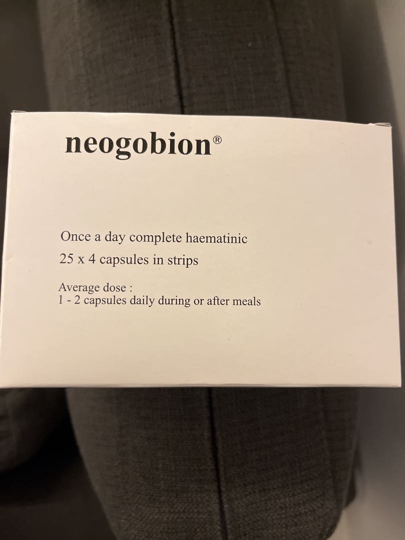 Neogobion supplement - unopened, Health & Nutrition, Health Supplements ...
