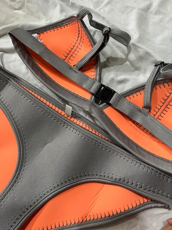 Neoprene Triangle Bikini Swimsuit, Women's Fashion, Swimwear, Bikinis ...