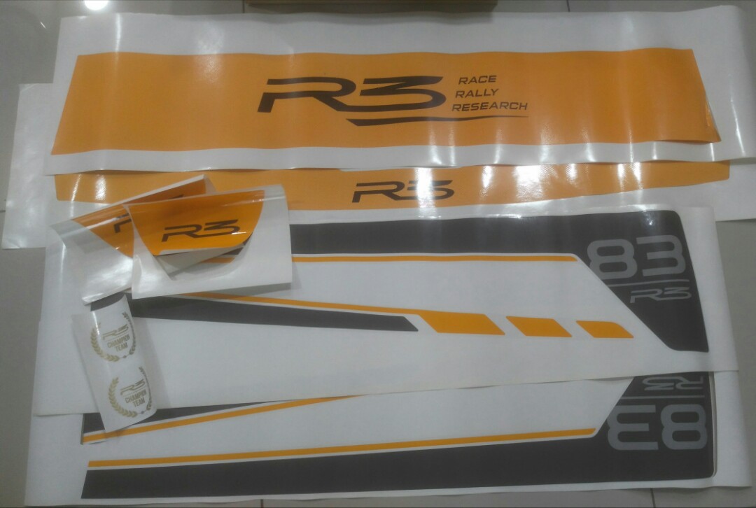 Original IRIZ R3 Limited Edition Sticker (Complete Set), Auto ...