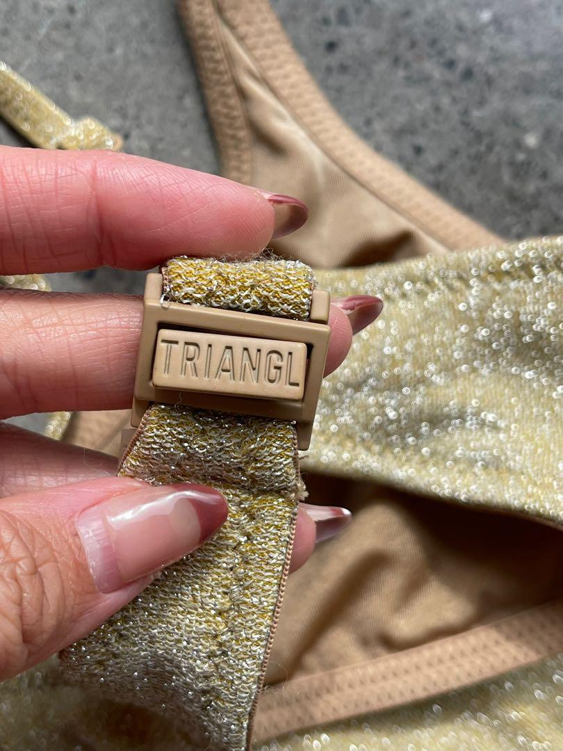 Original Triangl Kate Gold Bikini Set, Women's Fashion, Swimwear ...