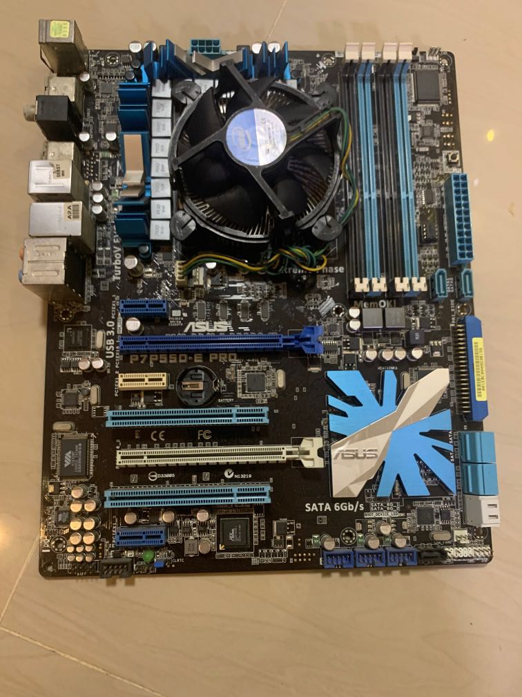 P7P550 - E PRO Motherboard With Intel I5 750, Computers & Tech, Parts ...