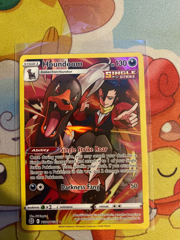 Pokemon Brilliant Stars Houndoom CHR, Hobbies & Toys, Toys & Games on ...