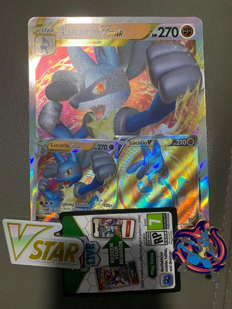 Pokemon Lucario Vstar V Box Promos, Hobbies & Toys, Toys & Games on ...