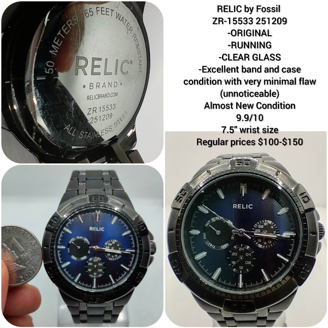 Relic Original Preloved 4/17, Men's Fashion, Watches & Accessories ...