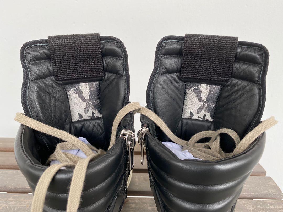 Rick Owens Snakeskin Geobasket 41, Men's Fashion, Footwear, Sneakers on ...