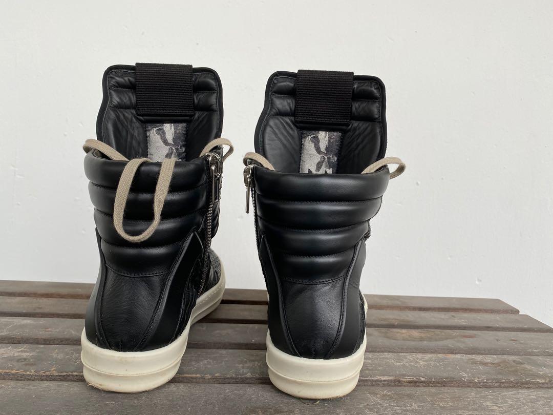 Rick Owens Snakeskin Geobasket 41, Men's Fashion, Footwear, Sneakers on ...