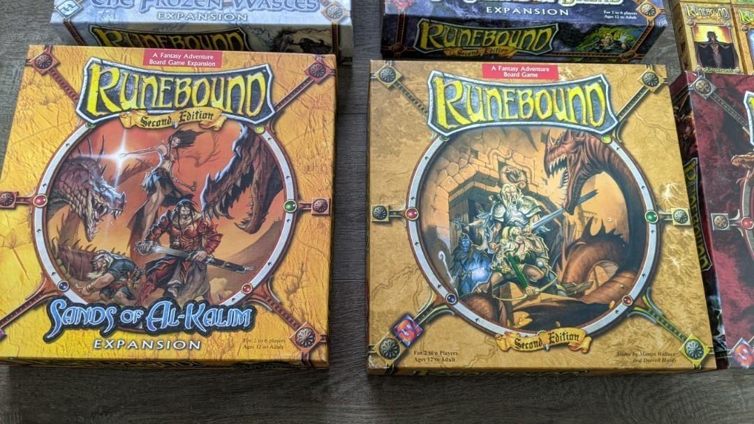 Runebound collection board game boardgame, Hobbies & Toys, Toys & Games ...